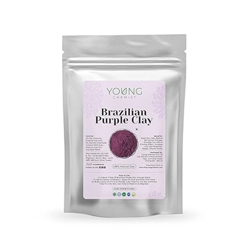Buy Original Brazilian Purple Clay for skin - 100g Online from Young ...