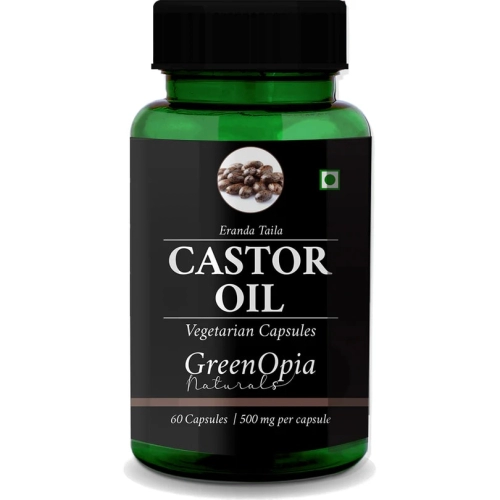 Buy Original Castor Oil 60 Vegetarian Capsules Online from GreenOpia ...