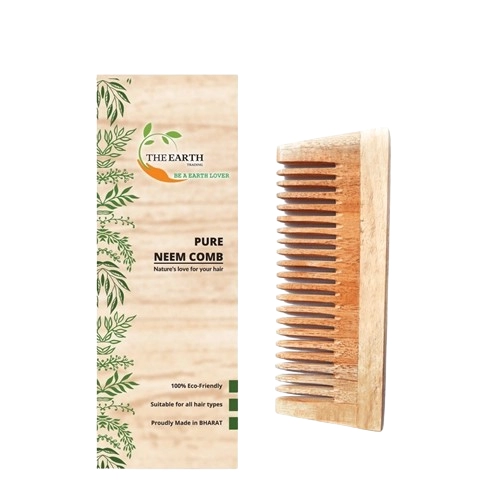 Buy Original Pure Neem Wood Comb Detangle Wide Shampoo Comb Online from ...