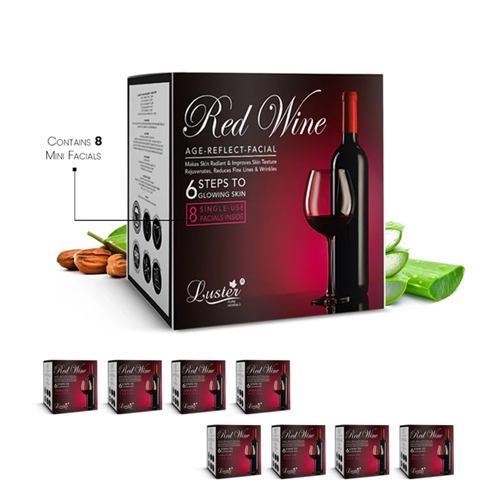 Buy Original Red Wine Age Reflect Facial Kit - 320ml Online from Luster ...